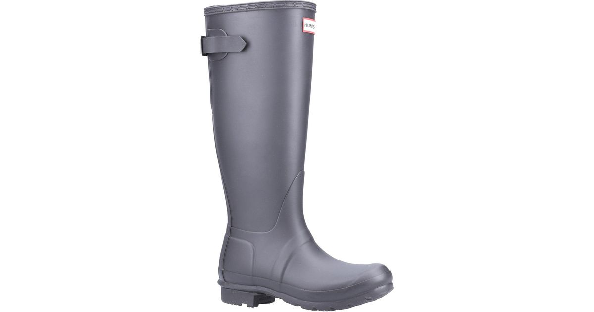 HUNTER Matt Wft1001rma-blk Original Tall Back Adjustable Wellington ...