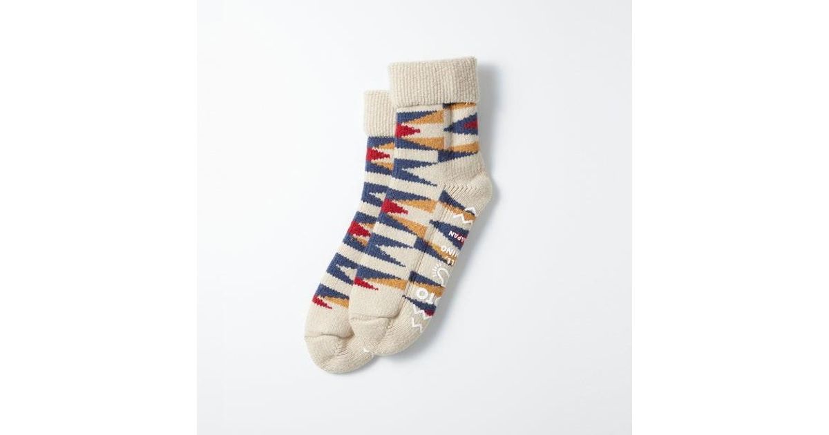 RoToTo Native Room Socks in White | Lyst