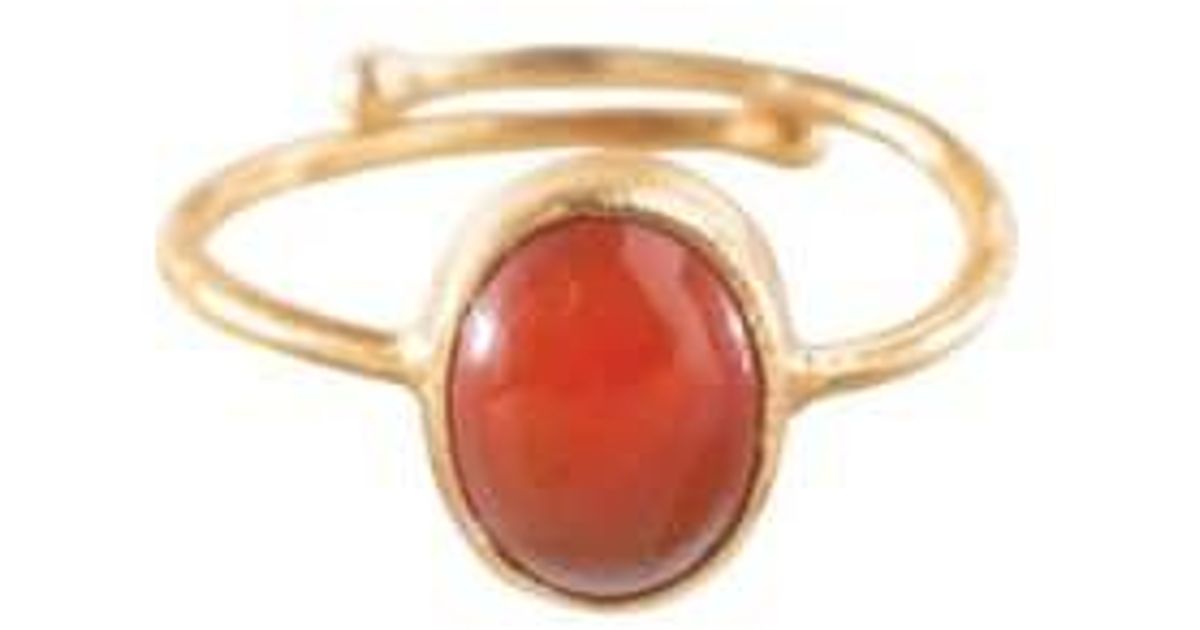 A Beautiful Story Ring Visionary Carnelian Sustainable & Fairtrade ...