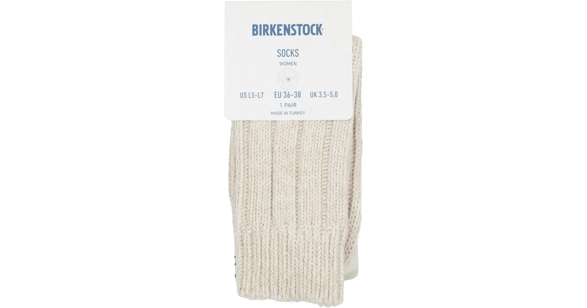 Birkenstock Thick Socks in White | Lyst