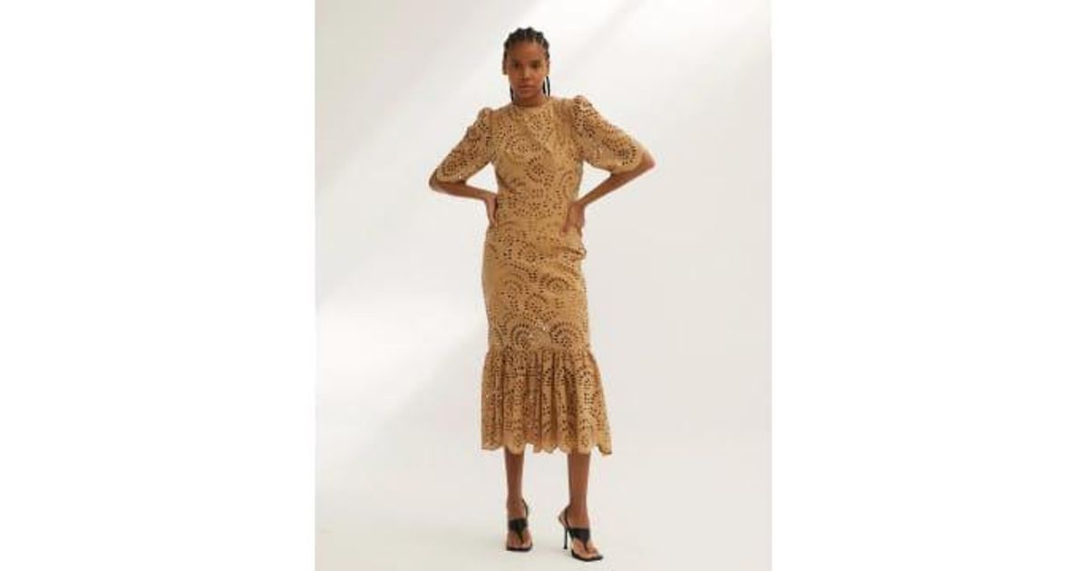 Sophie and Lucie Sophie & Lucie Drop -lead Dress in Natural | Lyst