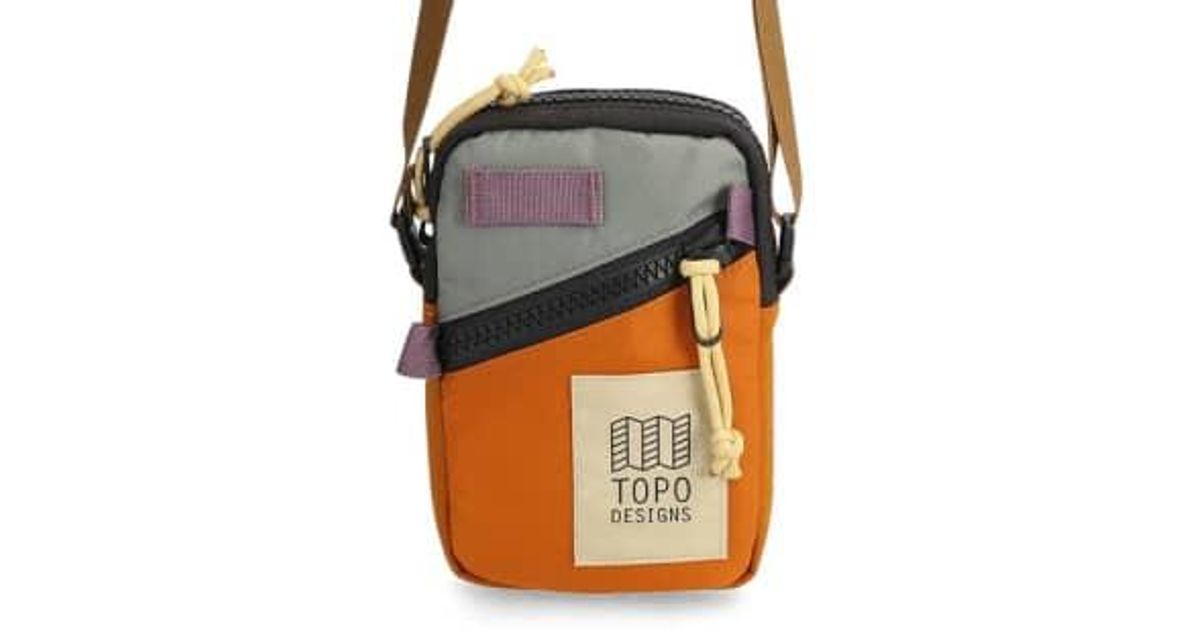 Topo Mini Shoulder Bag Sea Pine / Blur Camo in Black for Men | Lyst