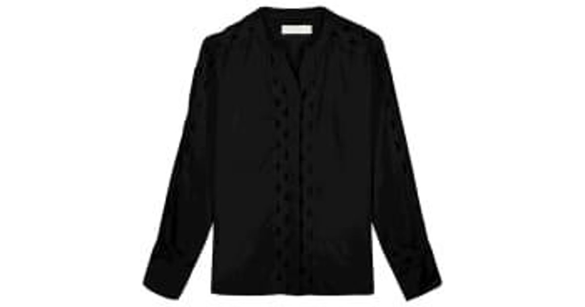 Rino & Pelle Demi Rikrak Blouse in Black | Lyst