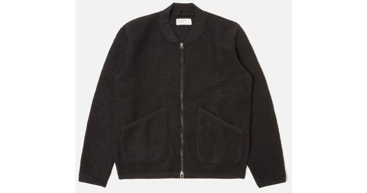 Universal Works 31407 Zip Bomber in Black for Men | Lyst