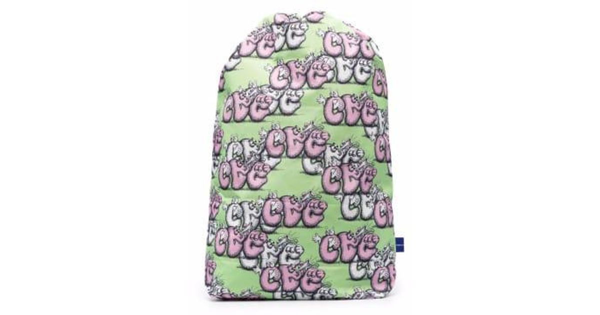 Comme des Garçons Kaws Logo Backpack One Size in Green for Men | Lyst