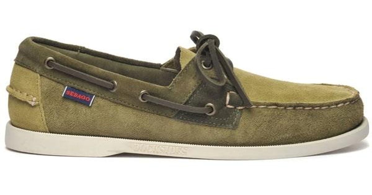 Sebago Rossisland Jib Shadow Military in Green | Lyst