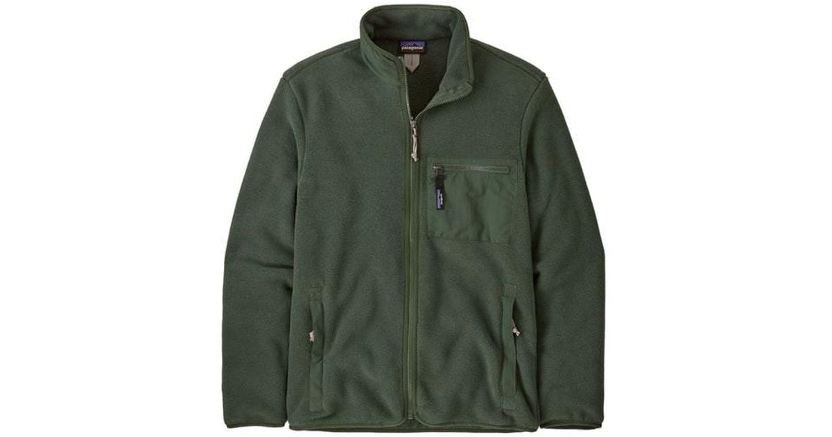 Patagonia 22991 Tpgn Synchilla Fleece Jacket in Green for Men | Lyst