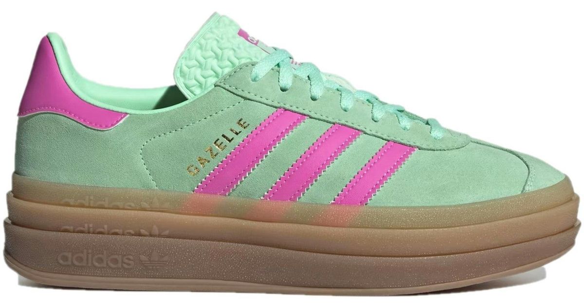 adidas Gazelle Bold H06125 Pulse / Screaming / Gum M2 in Green for Men ...