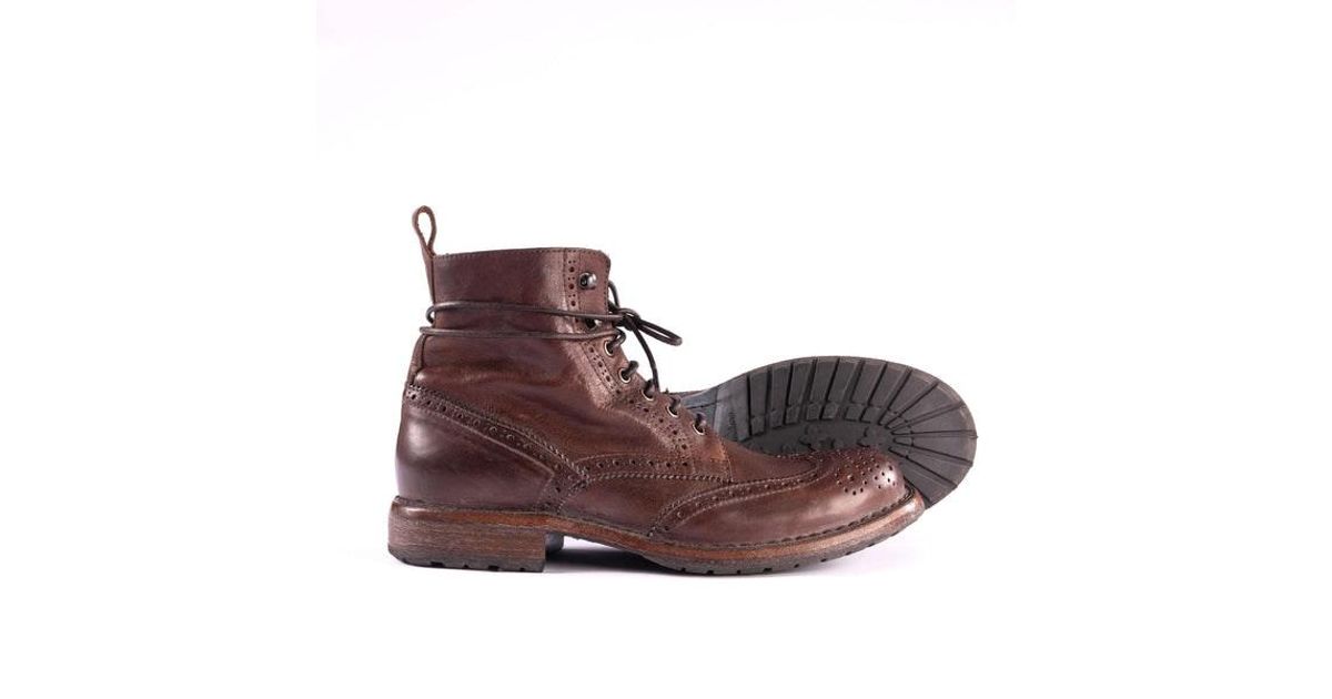 Moma Brogue Boot Cusna in Brown for Men | Lyst