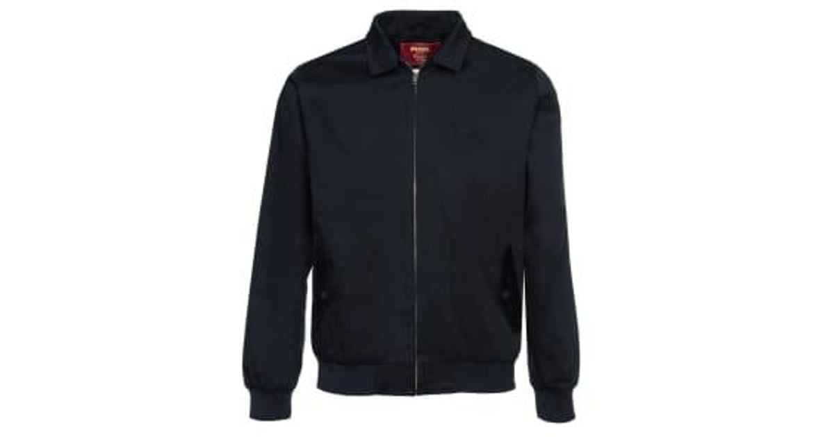 Merc London The Harrington Jacket in Blue for Men | Lyst