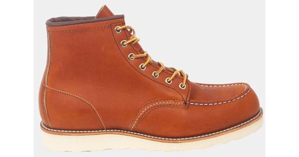 Red Wing Wing 6" Classic Moc Toe 0875 Boot in Brown for Men | Lyst