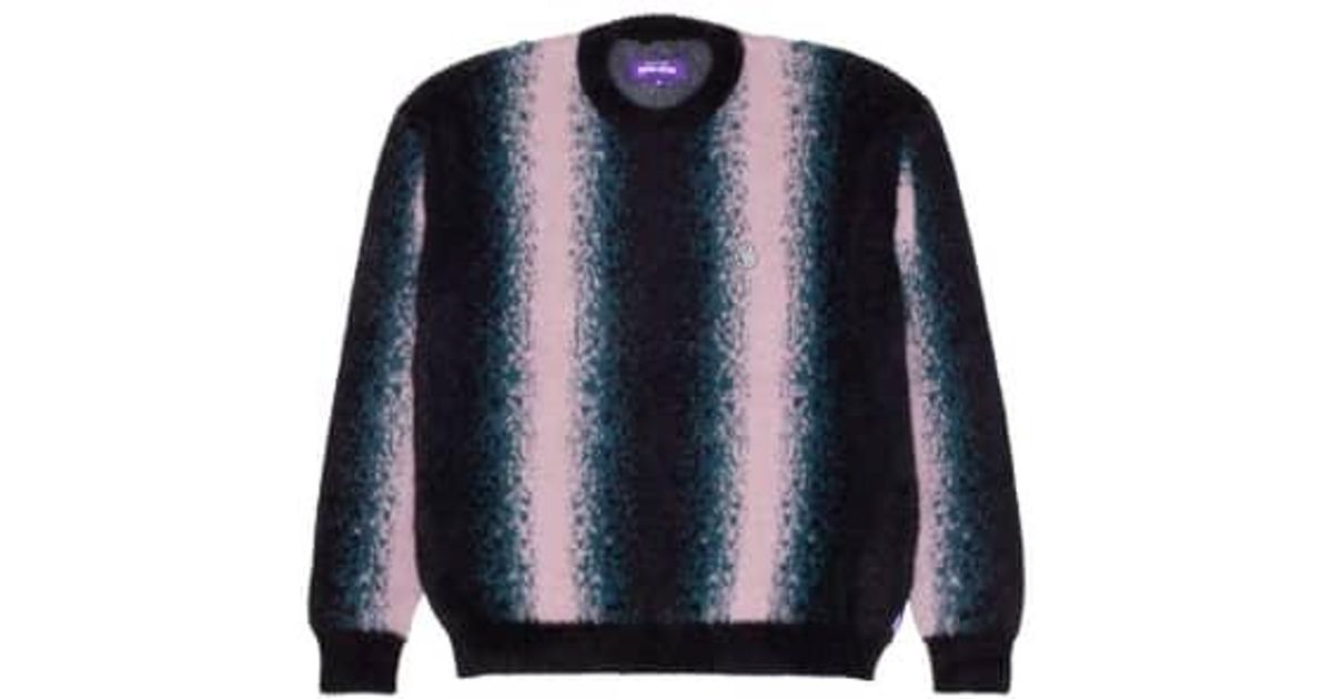 Fucking Awesome Faux Hairy Crewneck Sweater M In Blue For Men Lyst