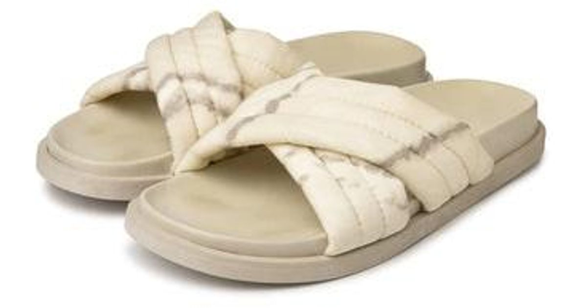 Yaya Slipper With Tie-Dye Print, Stitch Details And Crossed Strap in ...