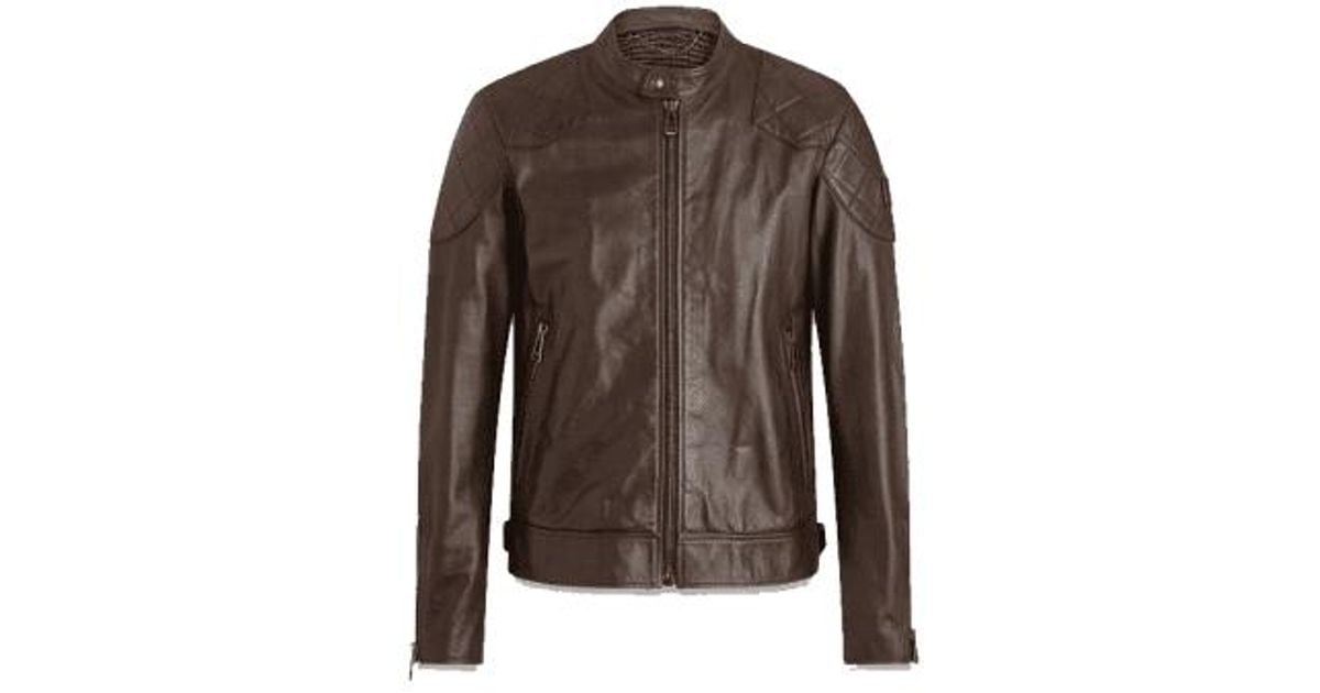 Belstaff Legacy Outlaw Waxed Leather Dark Deep Copper 48 in Brown for ...