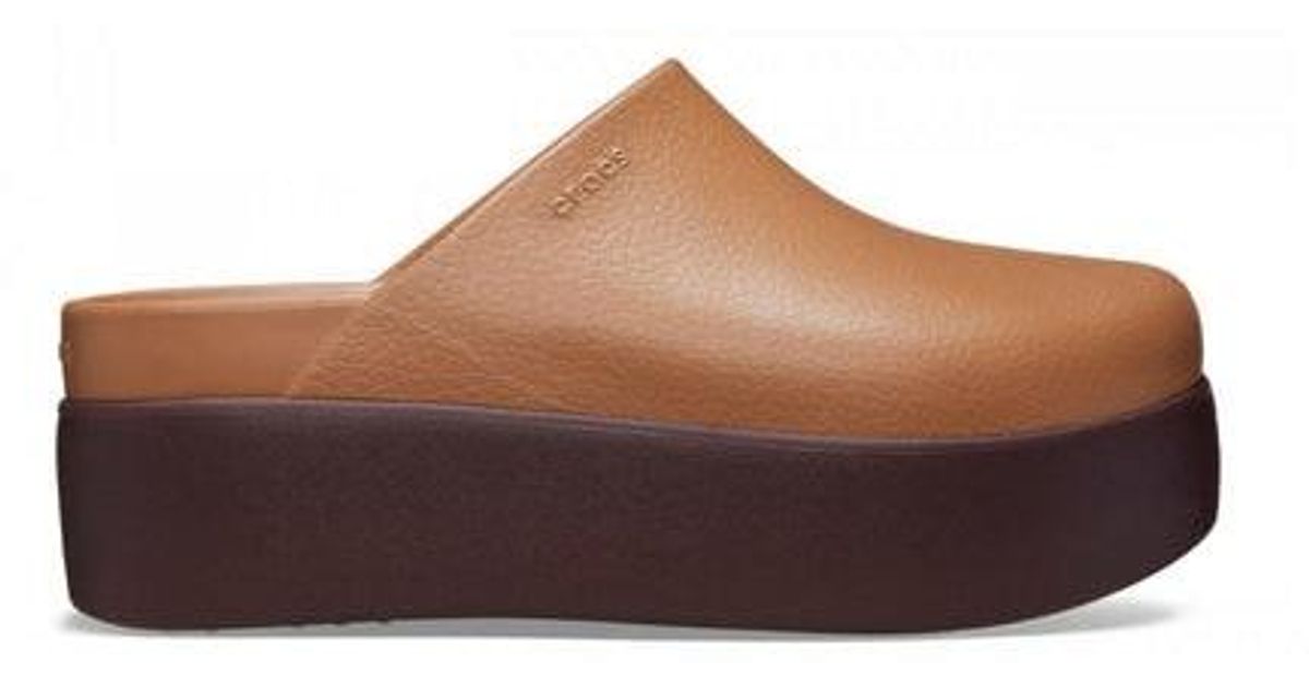 Crocs™ Sandal Dylan Platform Clog in Brown | Lyst