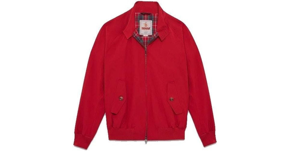 Baracuta G9 Harrington Jacket Chili Pepper in Red for Men | Lyst