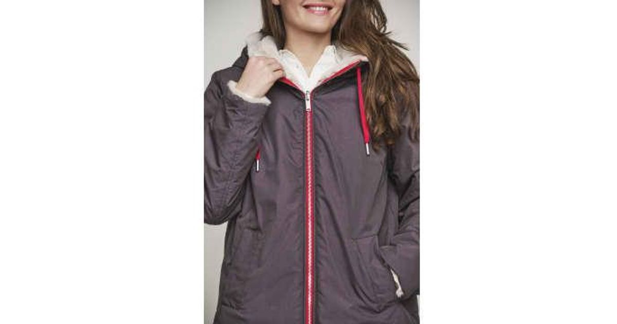 Rino & Pelle Javin Reversible Hooded Coat With Faux Fur Lining in ...