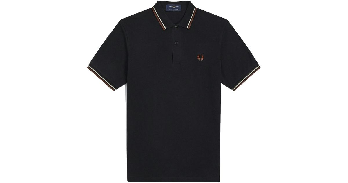 Fred Perry Reissues Original Twin Tipped Polo / Oatmeal / Whisky in ...