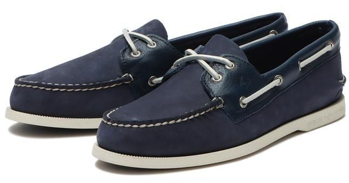 Sperry Top-Sider Topsider Authentic Original 2-Eye Tumbled & Nubuck in ...