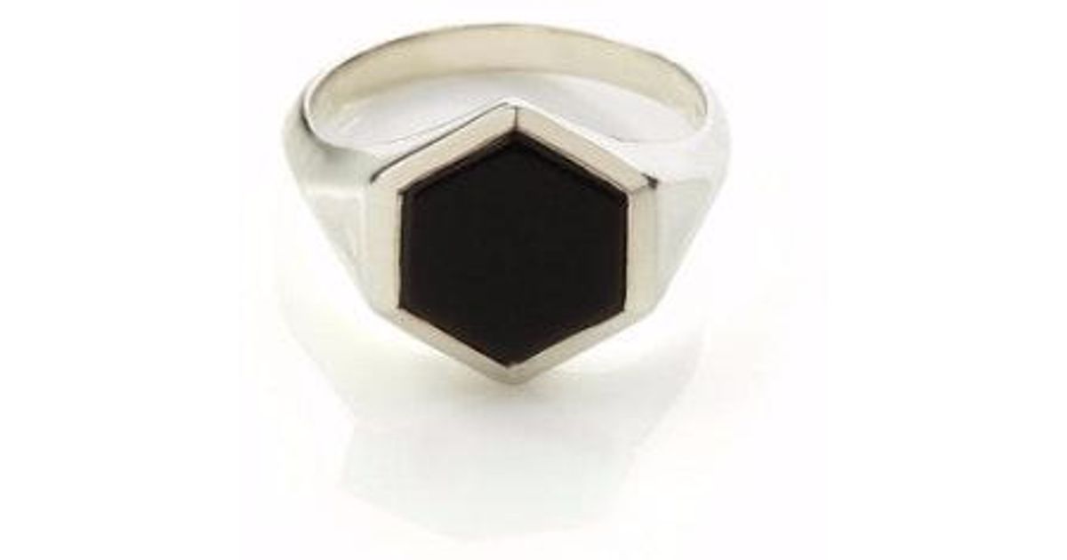 Rachel Entwistle Varro Ring in Black | Lyst