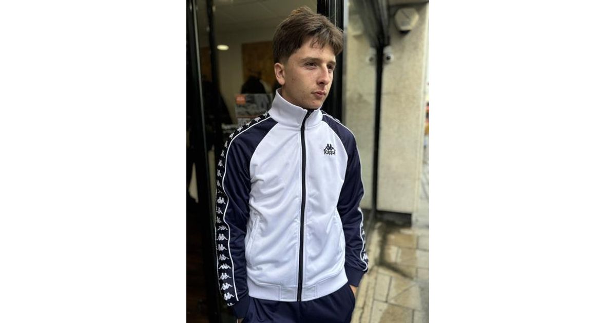 Kappa Uriah Track Top in Blue for Men | Lyst