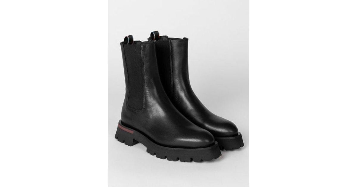 Paul Smith Leather Fallon Chelsea Boots W1S-Fll04-Llea-79 in Black | Lyst