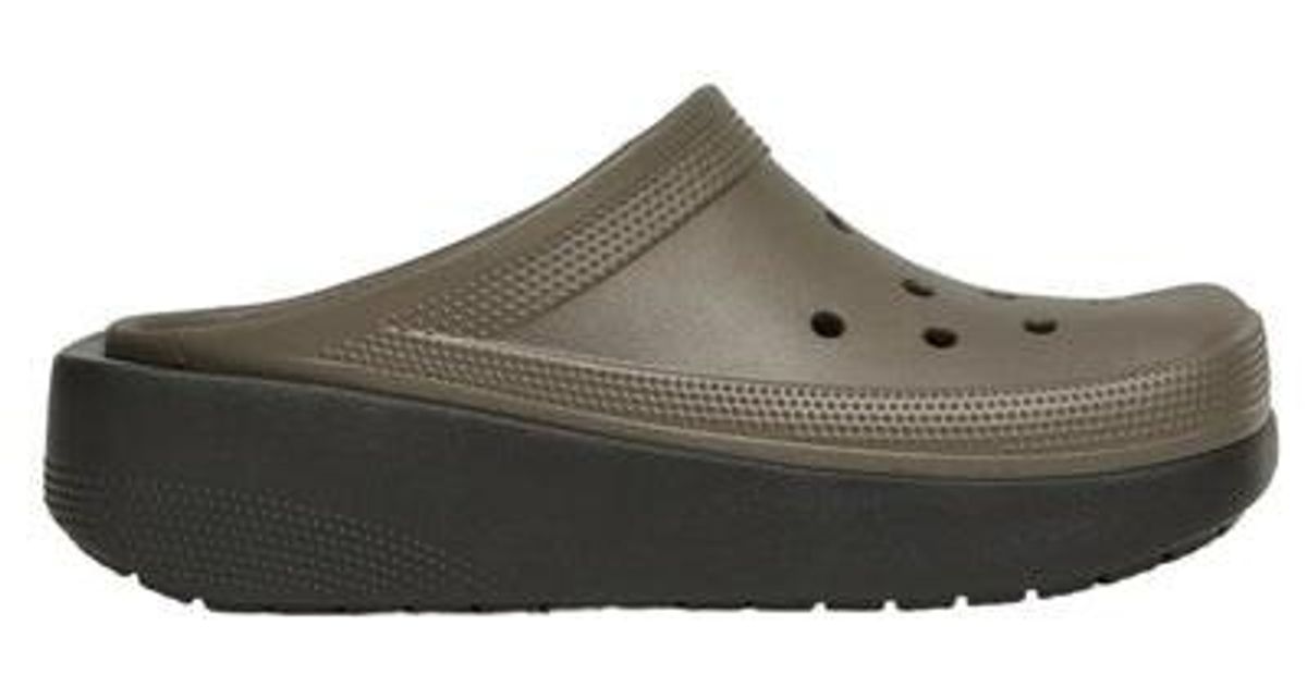 Crocs™ Sandal Blunt Toe Blocked in Brown | Lyst