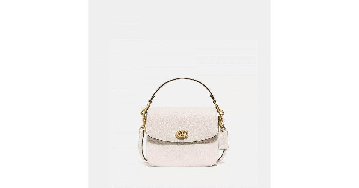 COACH Cassie 19 Leather Crossbody Bag , Col: Chalk in Natural | Lyst