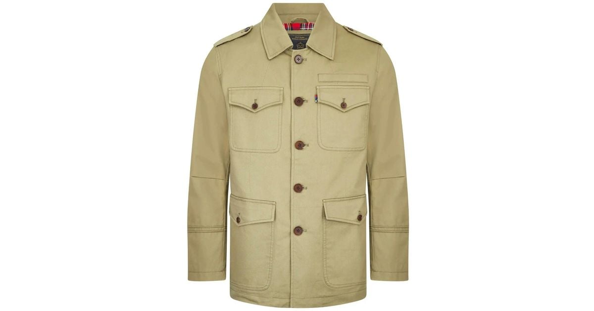 Merc London George Field Jacket in Green for Men | Lyst