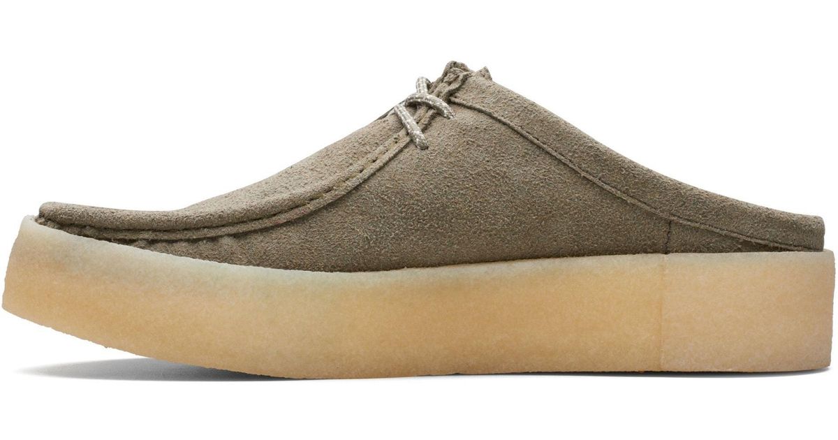 Clarks Wallabee Cup Lo in Black for Men | Lyst