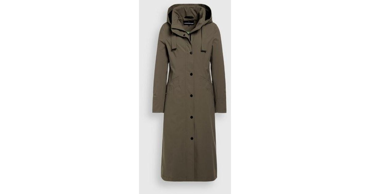 Creenstone Davina Long Pleated Raincoat in Green for Men | Lyst