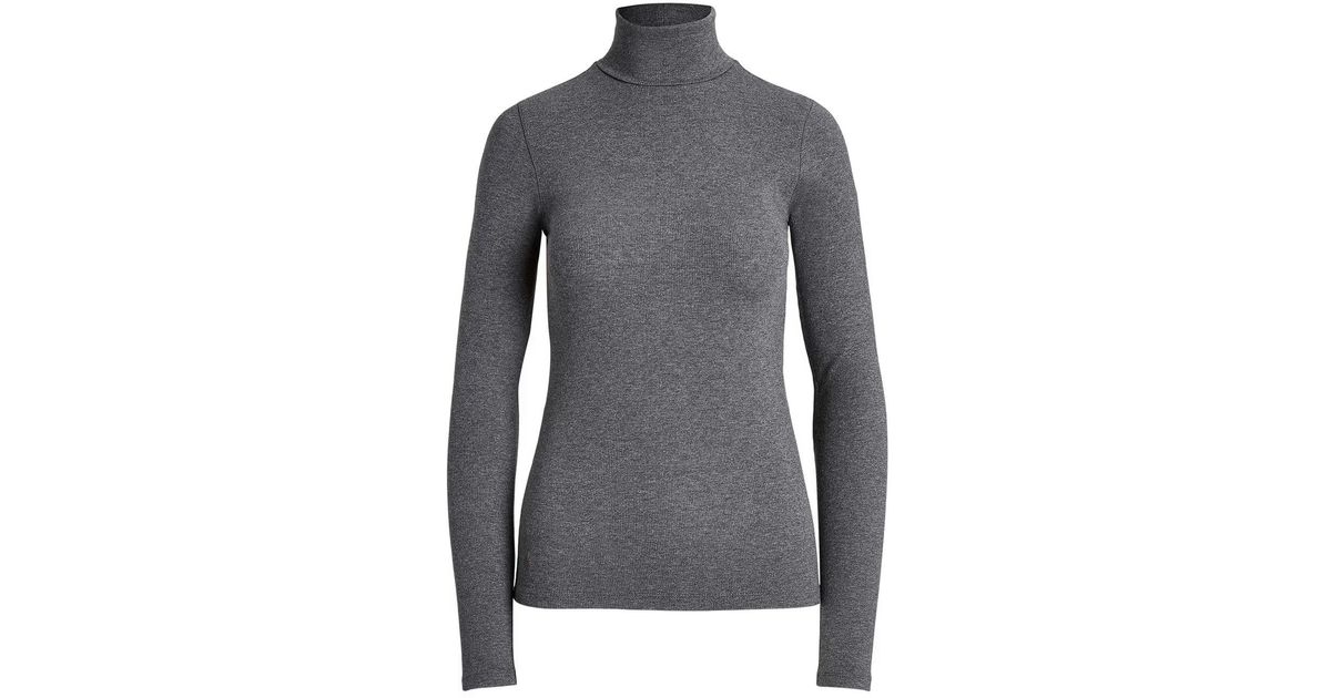 Polo Ralph Lauren Classic Turtleneck Sweater in Grey | Lyst UK