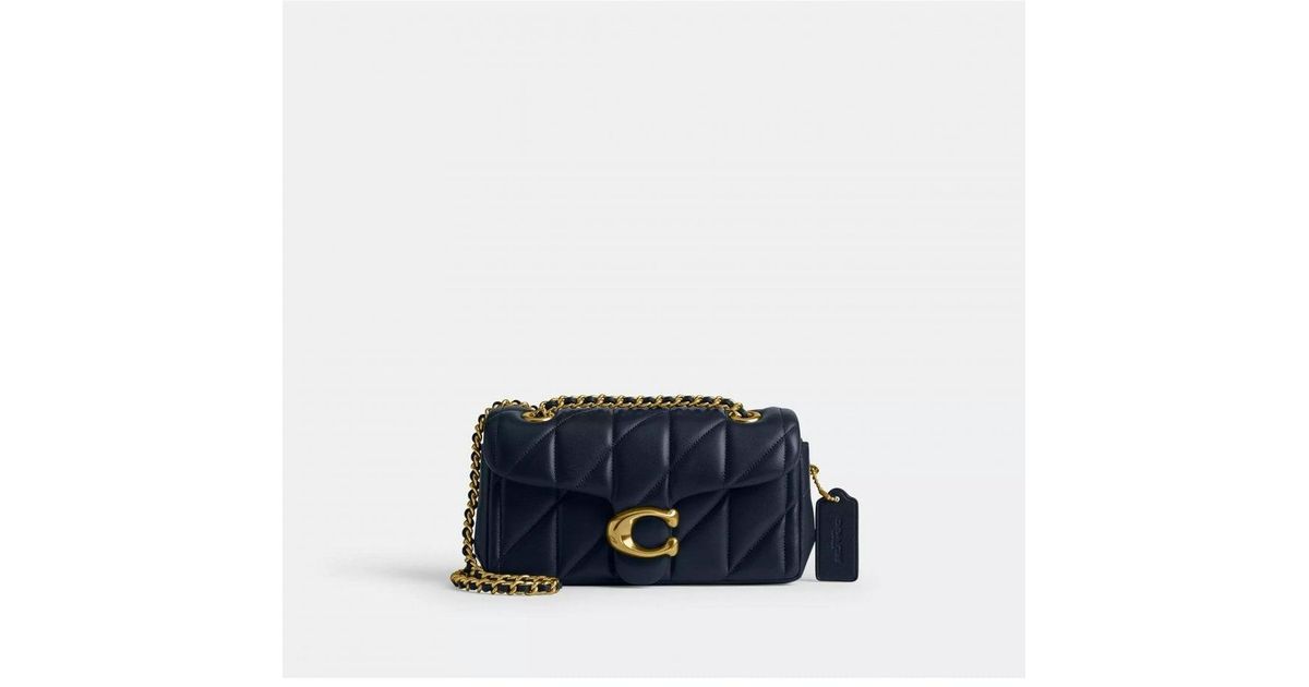 COACH Quilted Tabby 20 Shoulder Bag , Col: Dark in Blue | Lyst