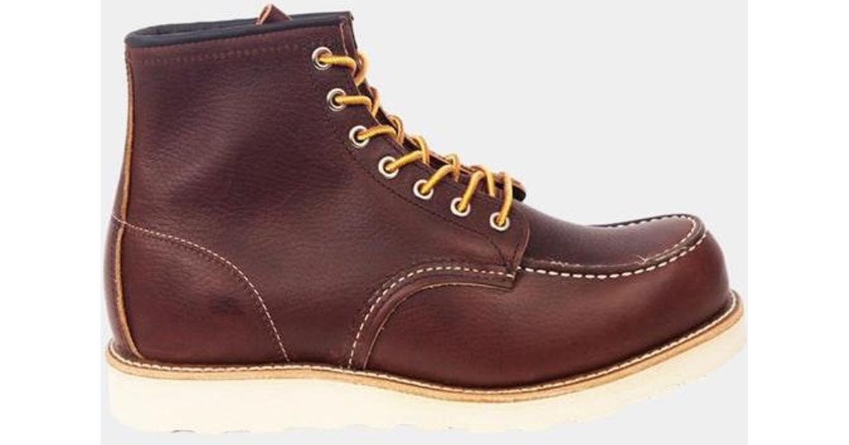 Red Wing Wing 6" Classic Moc Toe 8138 Boot in Brown for Men | Lyst