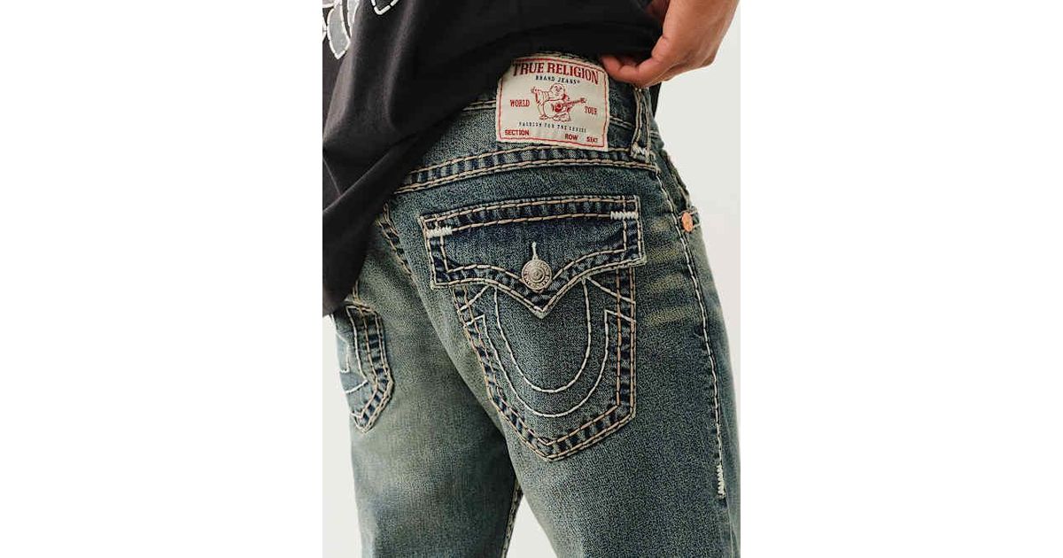 True Religion Ricky Super T Straight Jean for Men | Lyst