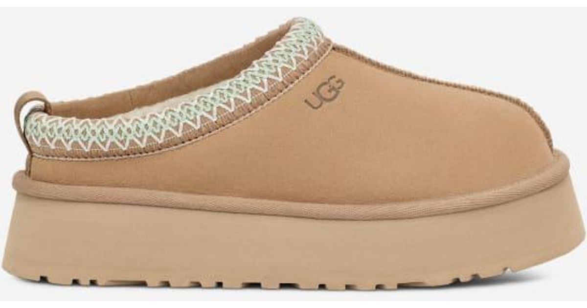 UGG ® Tazz Suede Slippers in Black | Lyst