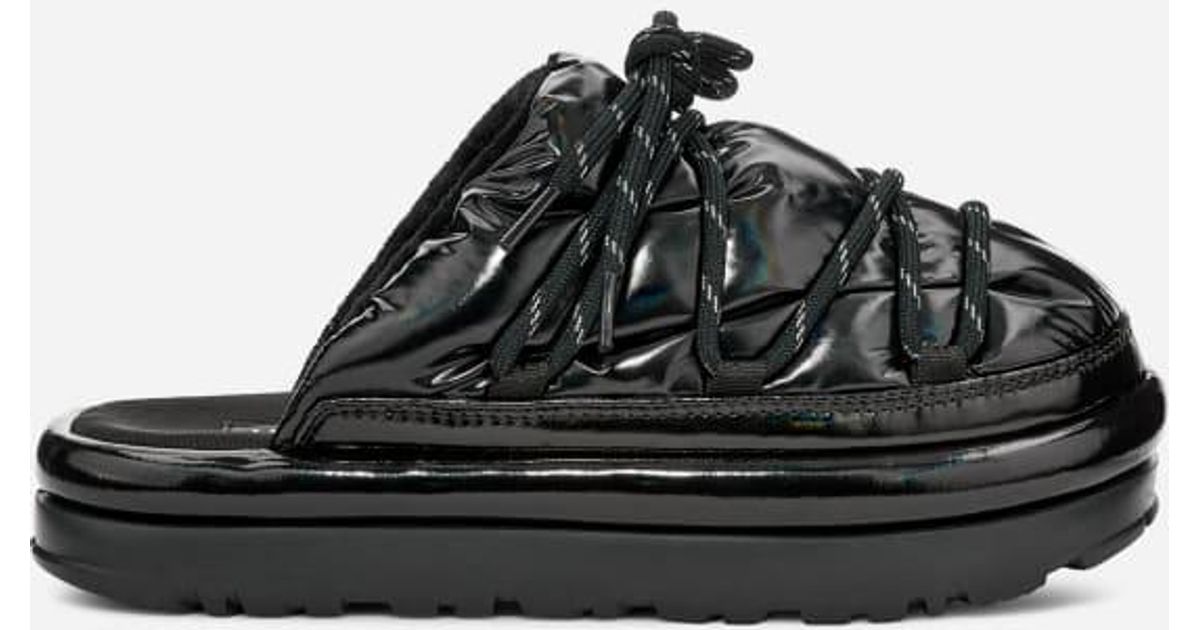 UGG ® Hi Shine Spaceslider Slide Textile Slippers in Black | Lyst UK