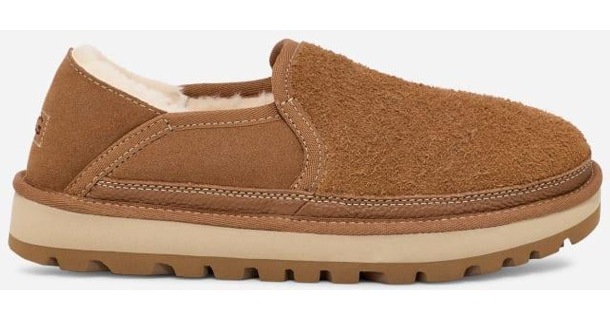 UGG Hayden Slip-On Sheepskin Shoes in Black for Men | Lyst UK