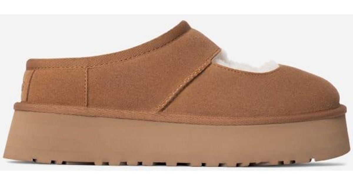 UGG Bea Mary Jane Sheepskin Slippers in Black | Lyst UK