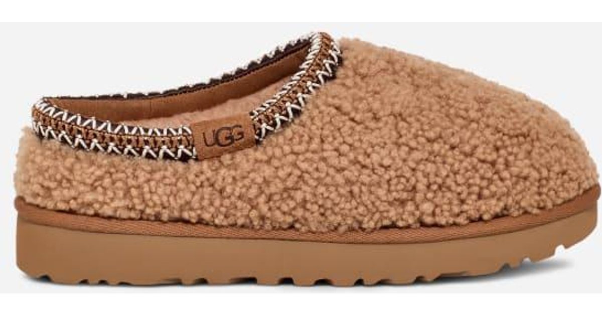 UGG ® Tasman Maxi Curly Sheepskin/recycled Materials Clogs|slippers in ...