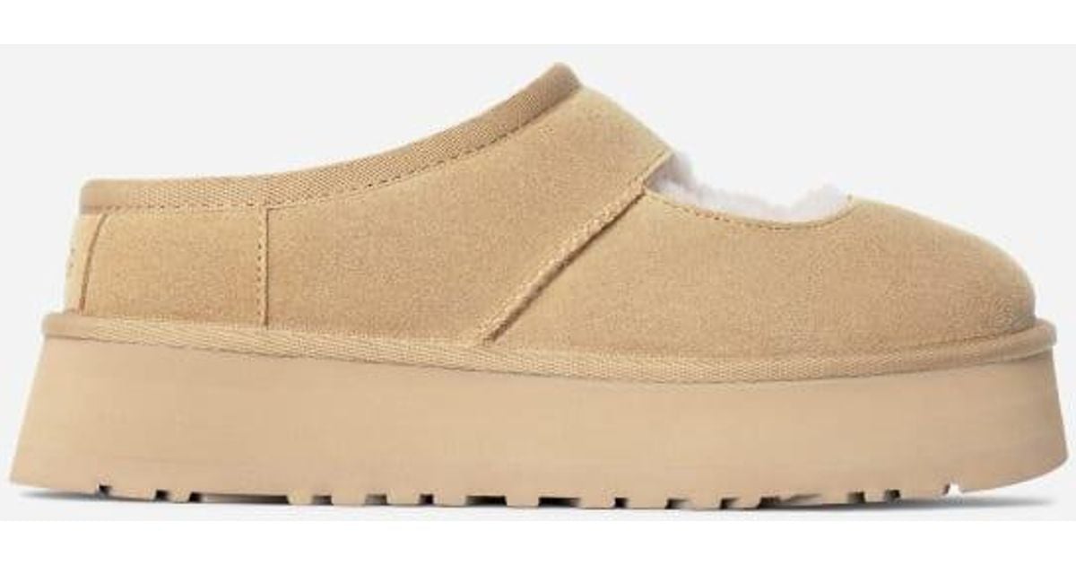 UGG Bea Mary Jane Sheepskin Slippers in Black | Lyst UK