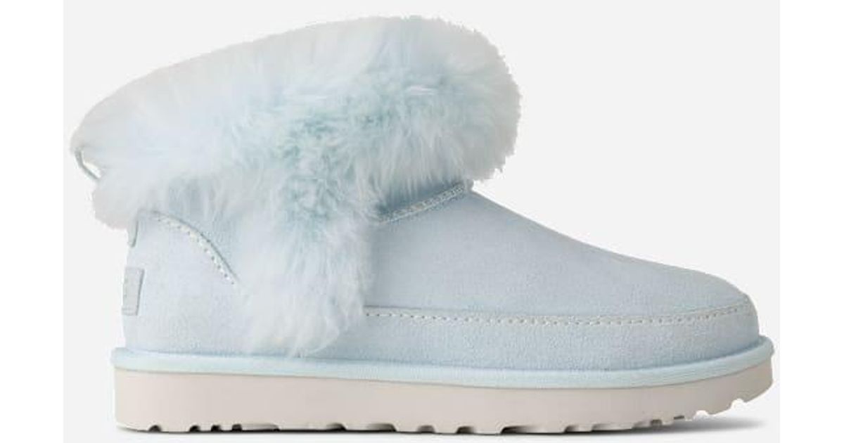 UGG Classic Ultra Mini Chalet Sheepskin Classic Boots in Black | Lyst