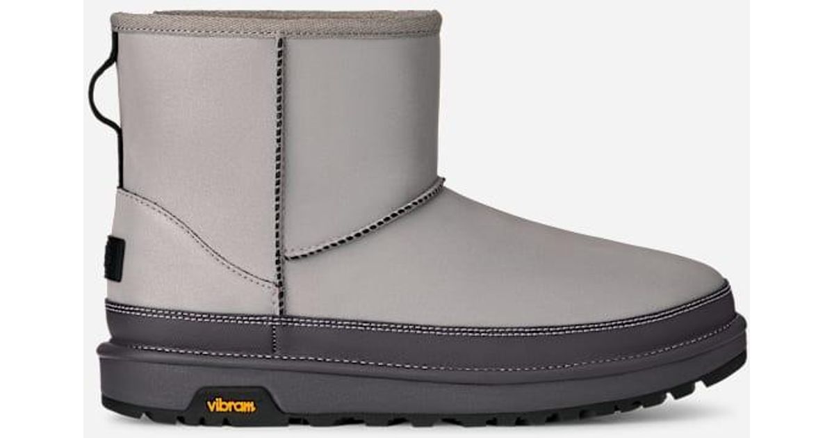 UGG Classic Mini Reflective Boot in Black for Men | Lyst UK