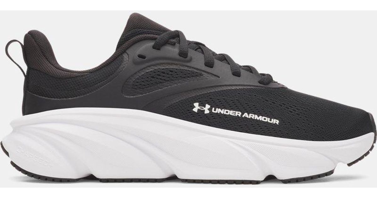 Under Armour Charged+ Rogue 6 Running Shoes in Black | Lyst UK