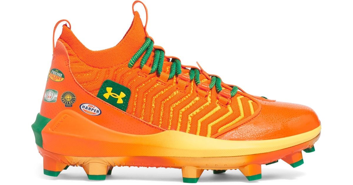 Under Armour Ua Harper 9 Pro 'bring The Juice' Tpu Baseball Cleats in ...