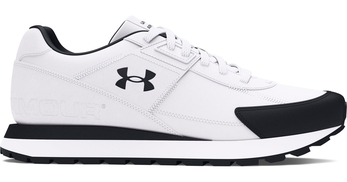 Under Armour Ua Essential Runner Shoes in Black for Men | Lyst
