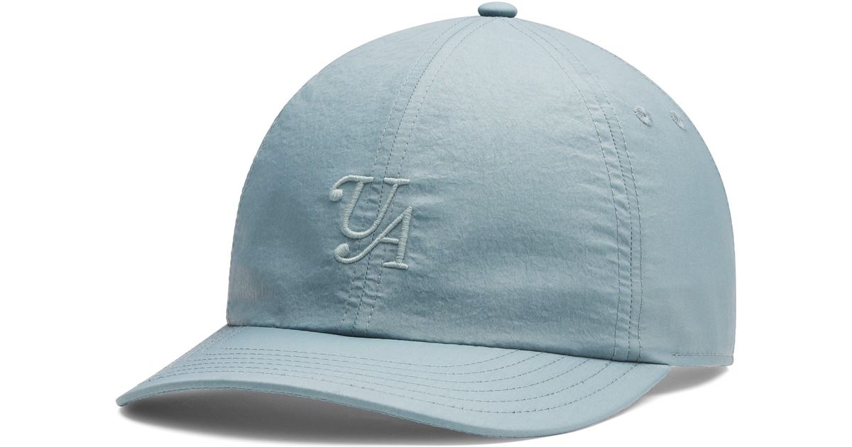 Under Armour Ua Essential Mid Nylon Adjustable Cap in Blue for Men | Lyst