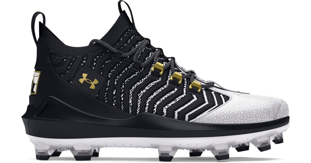 Under Armour Ua Harper 9 Pro Tpu Baseball Cleats in Black for Men | Lyst