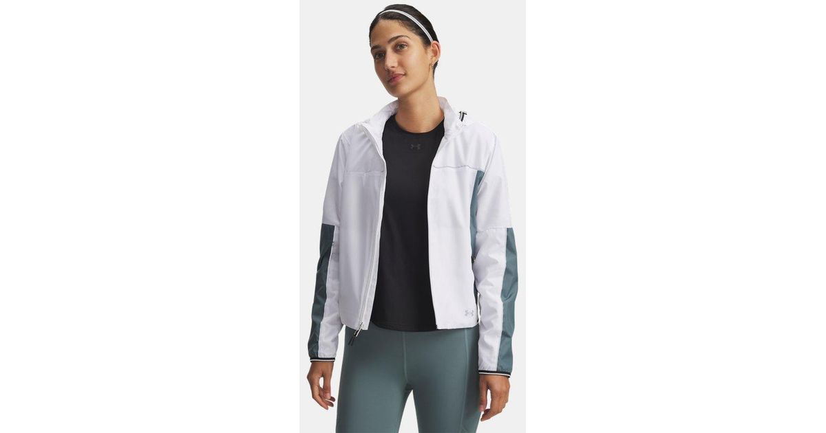Under Armour Velociti Pro Cold Weather Jacket Jasper Reflective in Grey ...