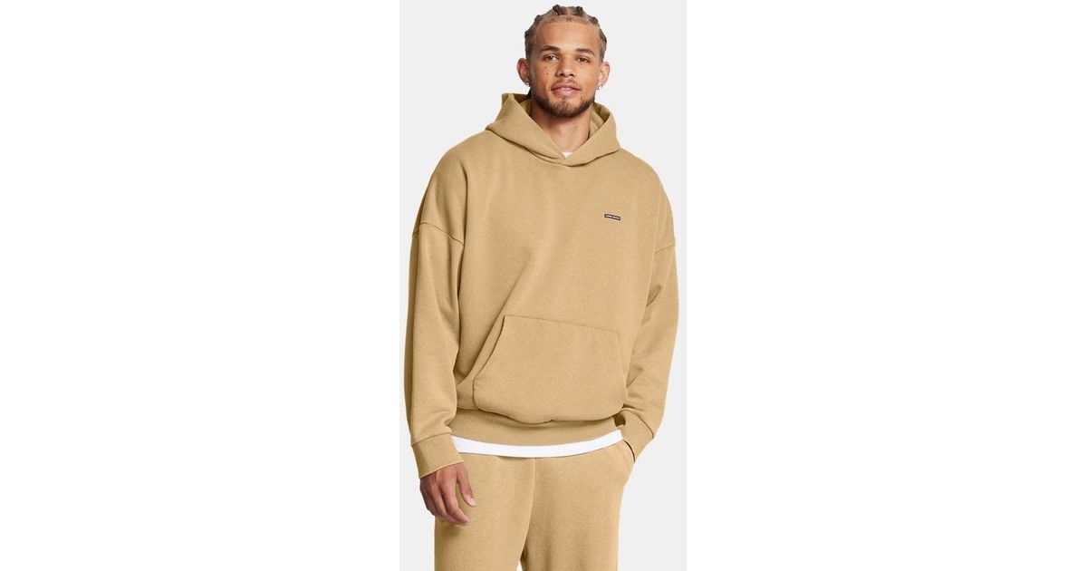 Under Armour Icon Oversize-Hoodie Aus Gewaschenem Fleece Für Herren ...